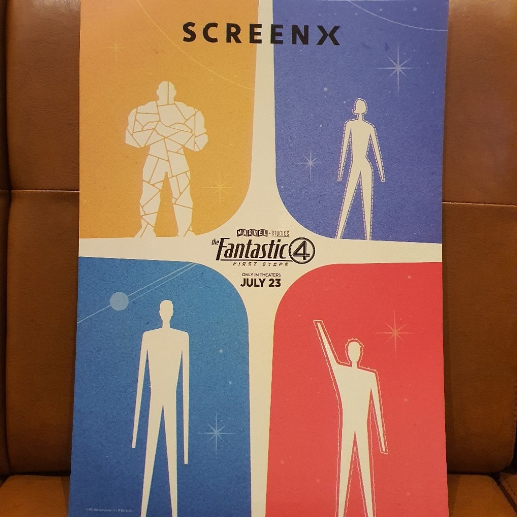 Jual Poster Exclusive Screenx Fantastic 4 A3 CGV | Shopee Indonesia