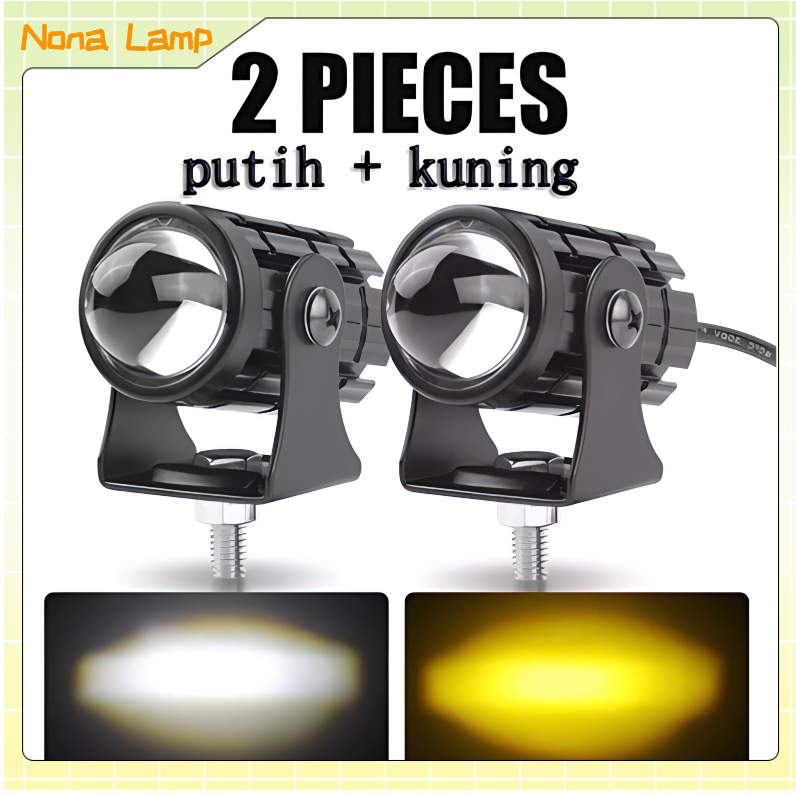 Jual driving lampu tembak laser led mini 2 warna - lampu tembak sorot ...