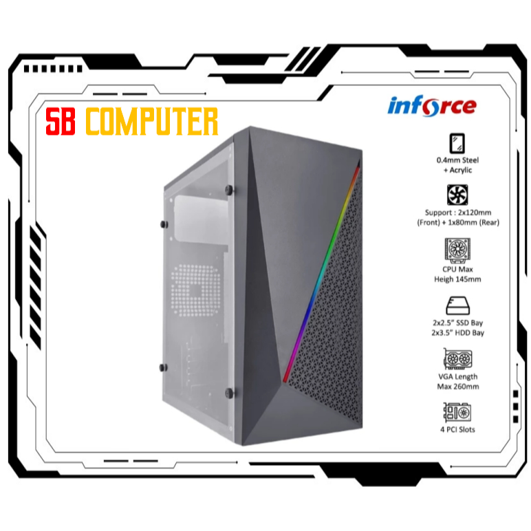 Jual Inforce Gaming Case Fragment | Shopee Indonesia
