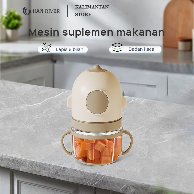 Jual [Pengiriman dari Banjarmasin]HAN RIVER Blender Mini Food Chopper ...