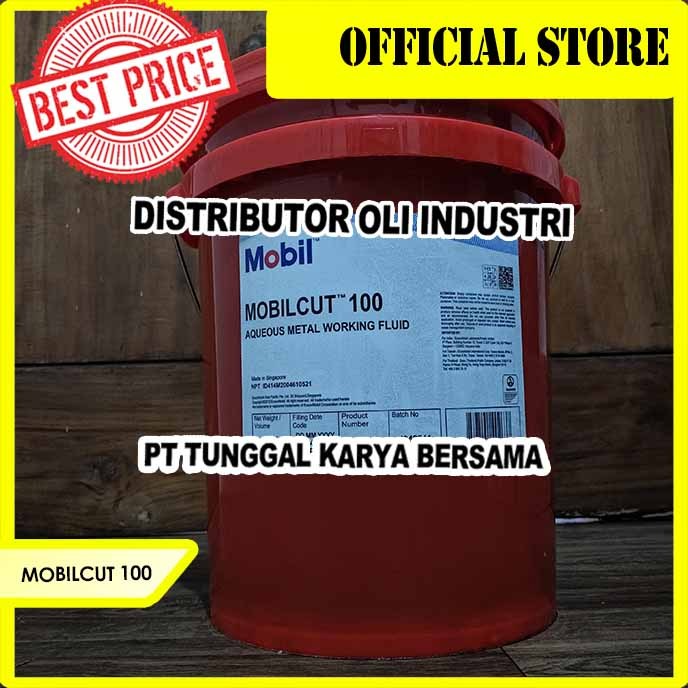 Jual MOBILCUT TM 100 ( 20 Liter - Cutting Oil ) | Shopee Indonesia