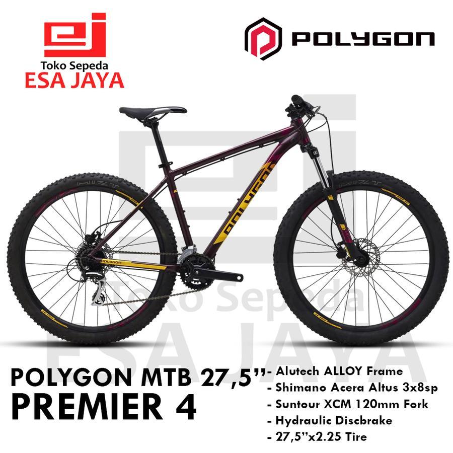 Jual Polygon Premier 4 - Sepeda Gunung MTB 27.5” Alloy 24 Speed Hydraulic Disc Brake | Shopee ...