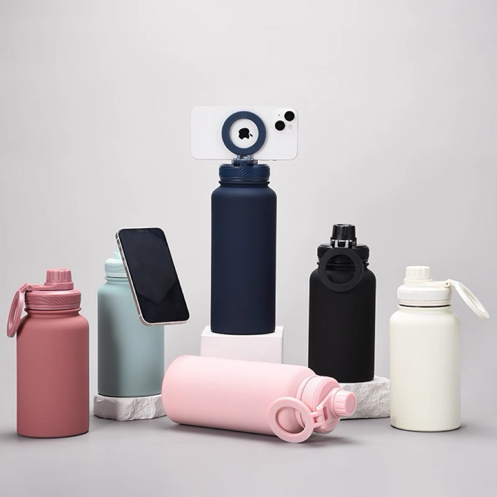 Jual Botol Minum Stainless 1000ml Tahan Panas & Dingin - Tutup MagSafe ...