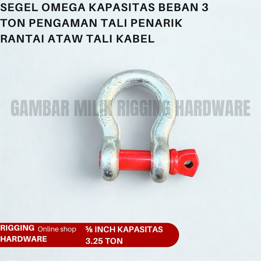 Jual Bow Segel omega 5/8 inch 3 Ton Screw pin pengaman talik penarik ...