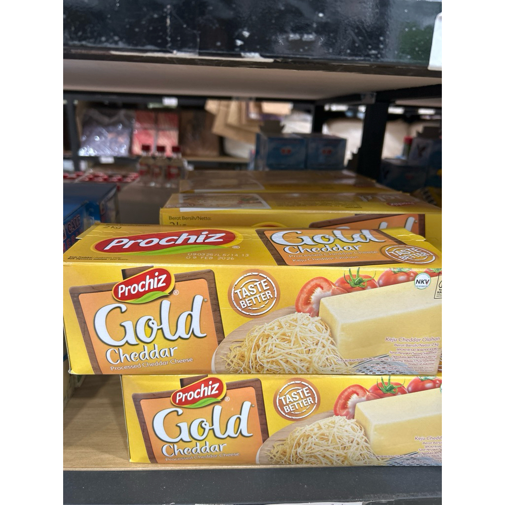 Jual Prochiz Gold cheese cheddar 2kg | Shopee Indonesia