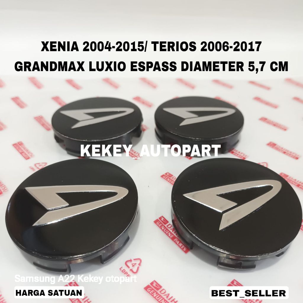 Jual Dop Roda Tutup Velg Xenia Terios Grandmax Espas Terios 2004-2015 ...