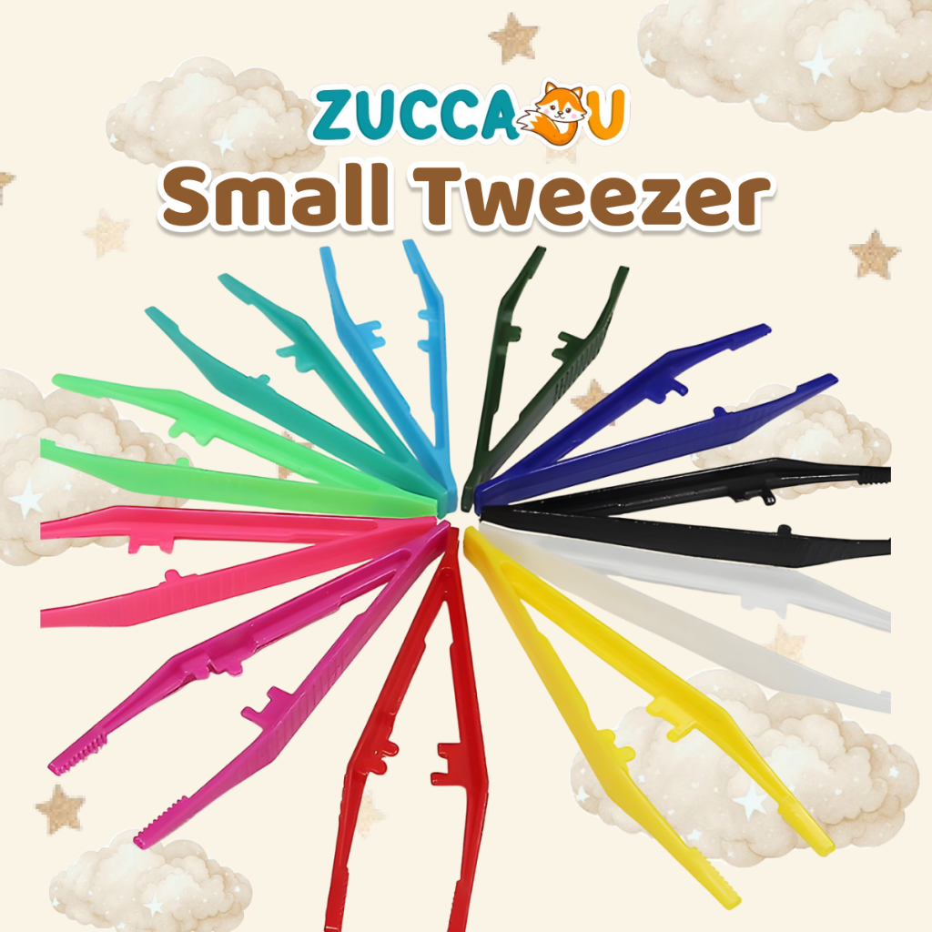 Jual Zuccaqu Small Tweezer | Mini Tweezer | Tongs | Fine Motor Tool ...