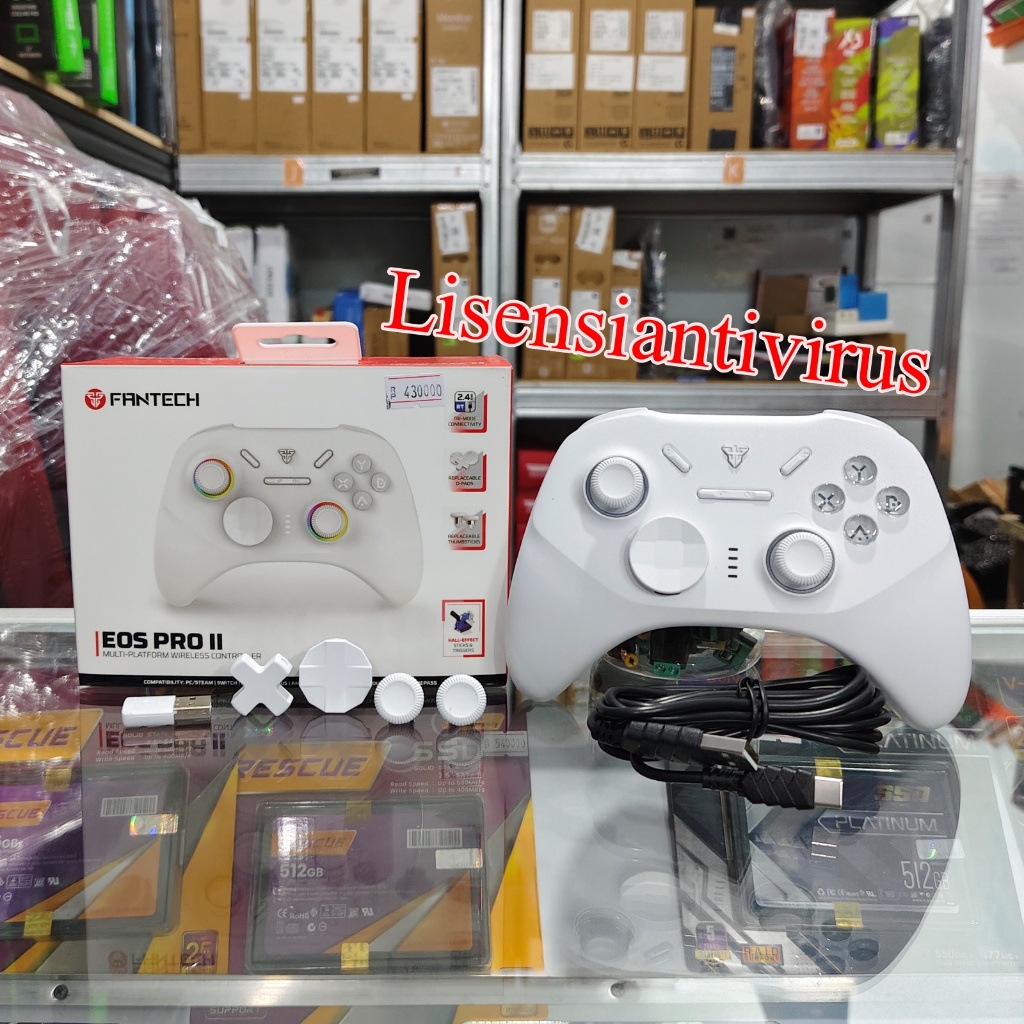Jual Fantech EOS PRO II Gamepad HALL EFFECT Wireless Bluetooth Joystick ...