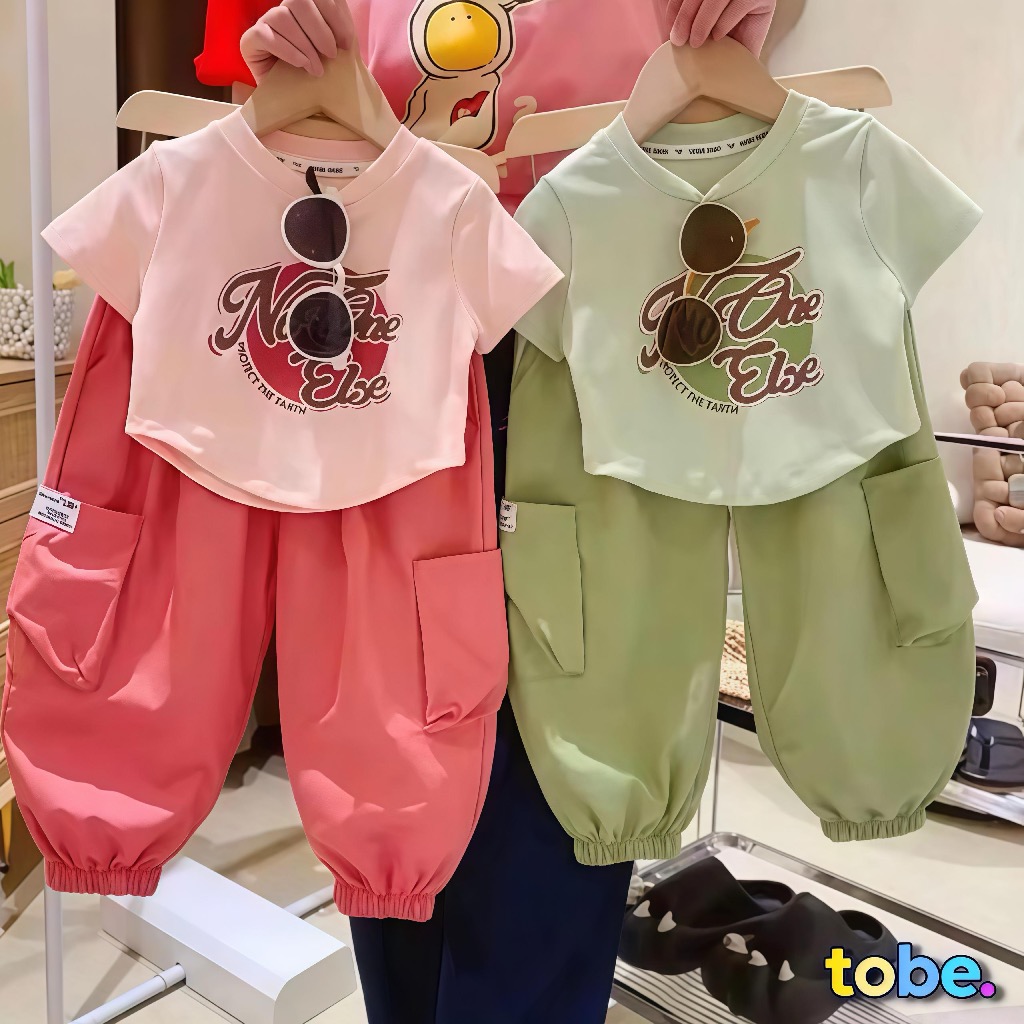 Jual Tobe - Setelan Pakaian Baju Anak Bayi Perempuan Motif Not One Usia ...