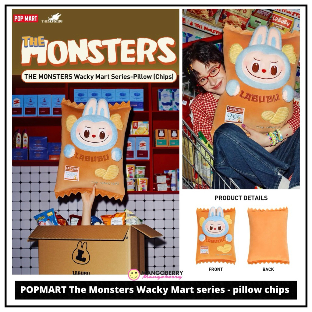 Jual POPMART The Monsters Wacky Mart series - Pillow (chips) labubu ...