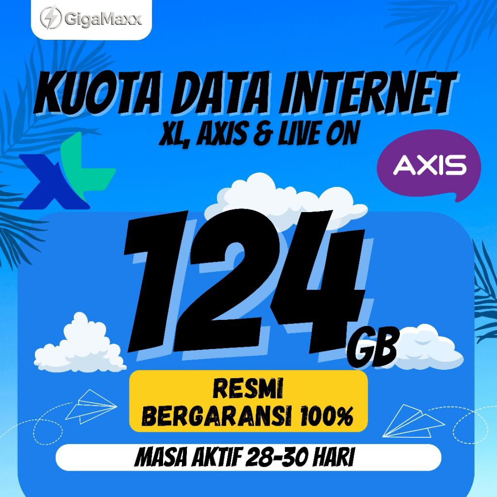 Jual KUOTA XL AXIS FULL KUOTA 24 JAM 28-30 HARI | Shopee Indonesia