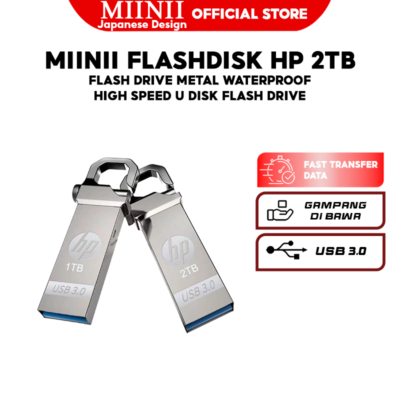 Jual MIINII Flashdisk HP 2TB Flash Drive Metal Waterproof High Speed U ...