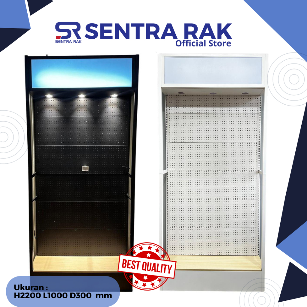 Jual Rak Promo Perforated with Light Box - Rak Promosi Toko - LINK ...