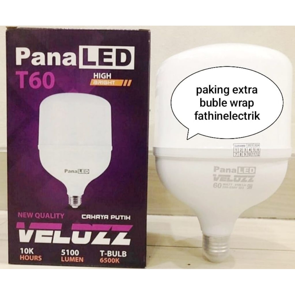 Jual BOHLAM LED / LAMPU LED PANALED VELOZZ GARANSI 1 TAHUN EXTRA BUBLE ...