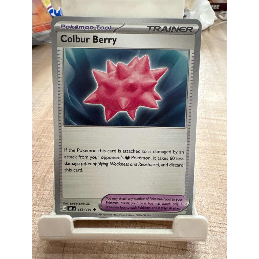 Jual kartu pokemon original common colbur berry ssp 168/191 | Shopee ...