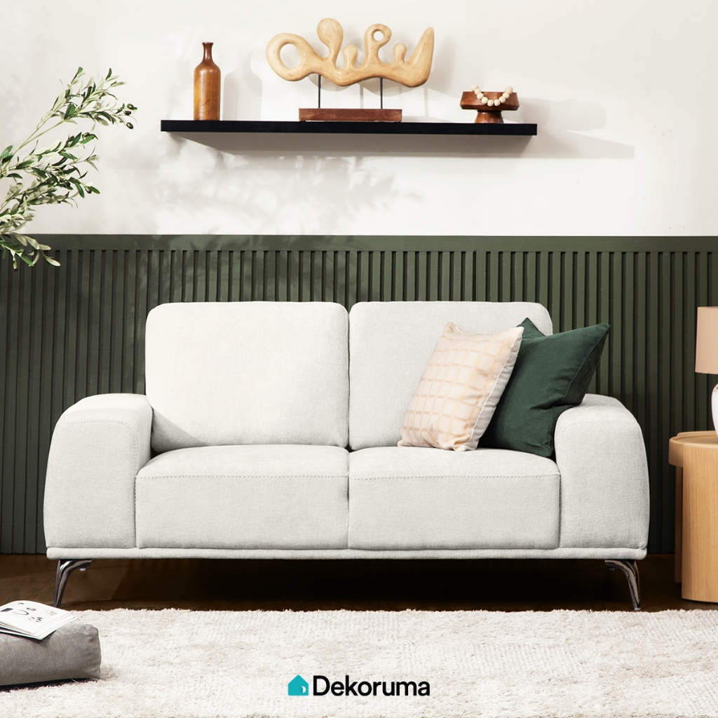 Jual Dekoruma DAIKO Sofa 2 Dudukan Kain / Sofa 2 Seater / Sofa Ruang ...