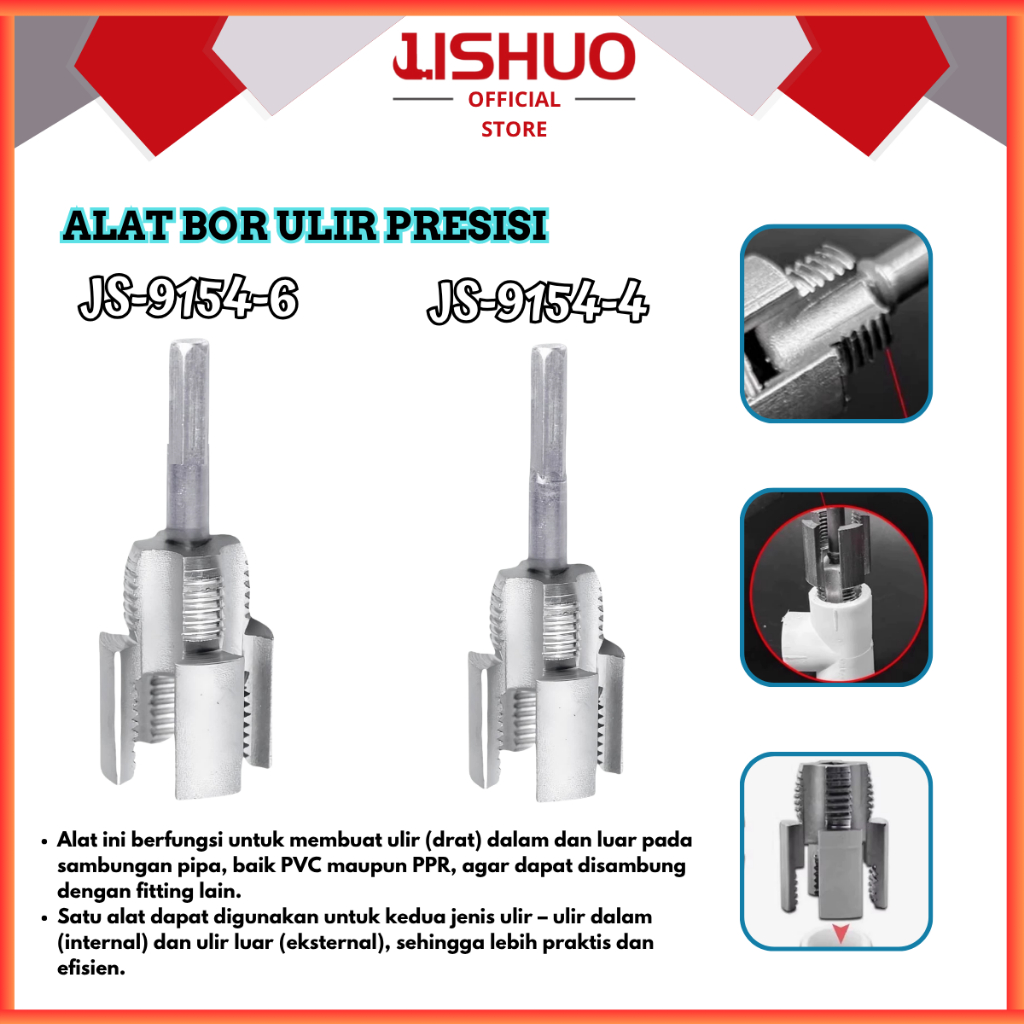 Jual JISHUO Pembuka Ulir Internal Dan Eksternal Pipa Air Ppr Baru ...