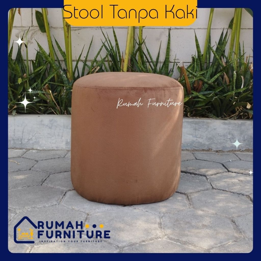 Jual Stool tanpa kaki / stool aesthetic/ stool / sofa kecil / sofa ...