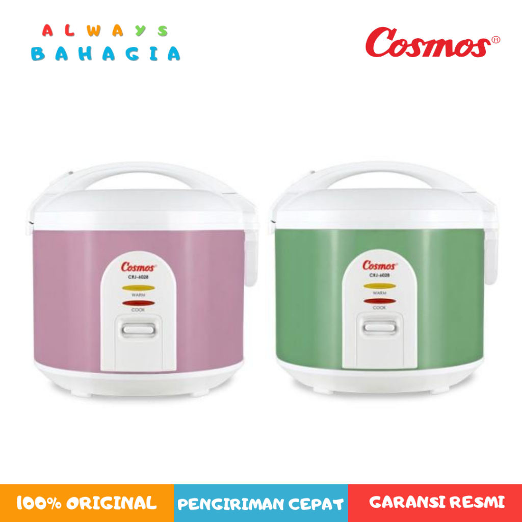 Jual COSMOS CRJ 6028 V/G Rice Cooker Harmond 1.2 L | Shopee Indonesia