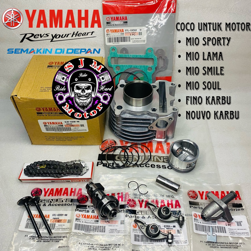 Jual Paket Lengkap Blok Seher Komplit + Paket Noken as 7 Aitem Yamaha Mio Sporty,Mio Lama,Mio ...