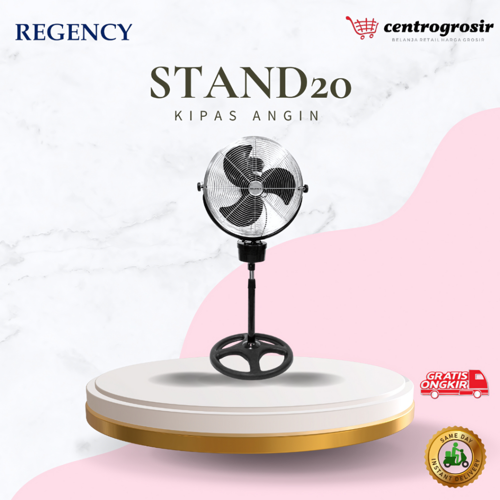 Jual Regency STAND20 Stand Fan Swing 20 inch Kipas Angin Berdiri ZTST20 ...