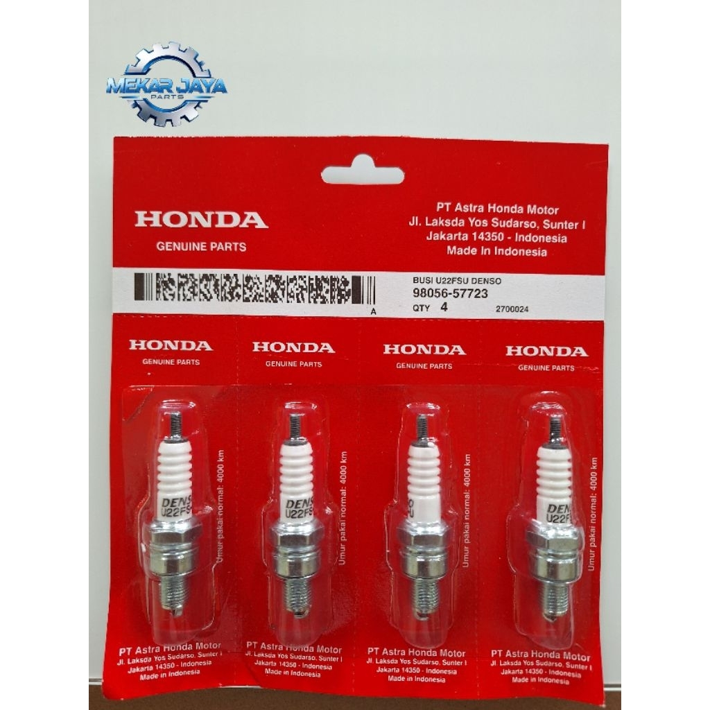 Jual Busi U22 U22FSU Denso Honda Grand Supra Mio Jupiter Vega Press AHM ...