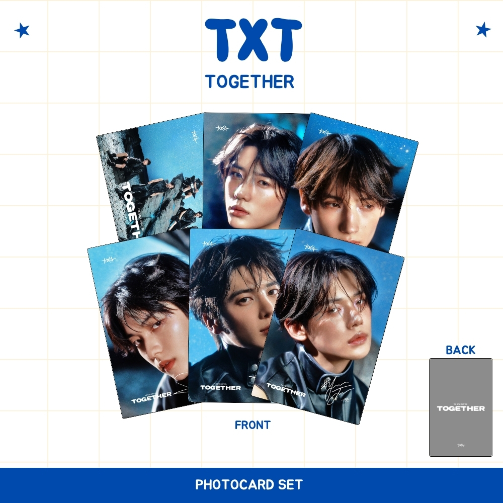 Jual PHOTOCARD TXT TOGETHER 2SISI 6 PCS KPOP CARDS UNOFFICIAL YEONJUN ...