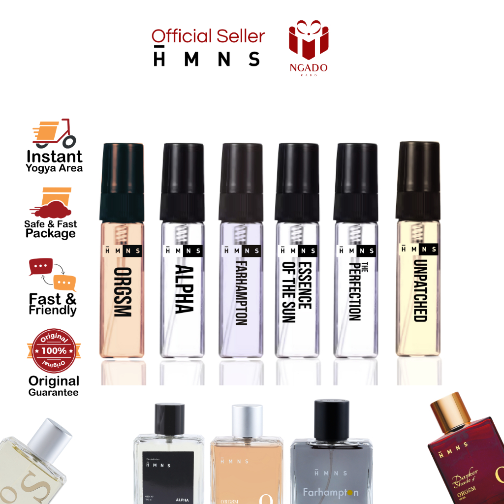 Jual DECANT HMNS Perfume 5ml 10 ml Parfum Share In Jar Tester TRAVEL ...