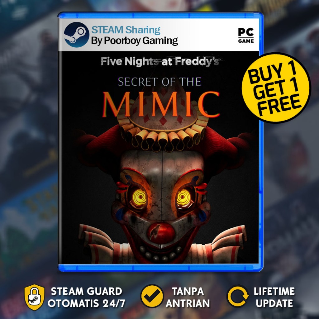 Jual Five Nights at Freddy's: Secret of the Mimic ORIGINAL GAME PC ...
