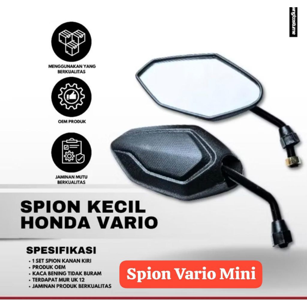 Jual Spion Motor Vario Mini Honda Yamaha drat 14 | Shopee Indonesia