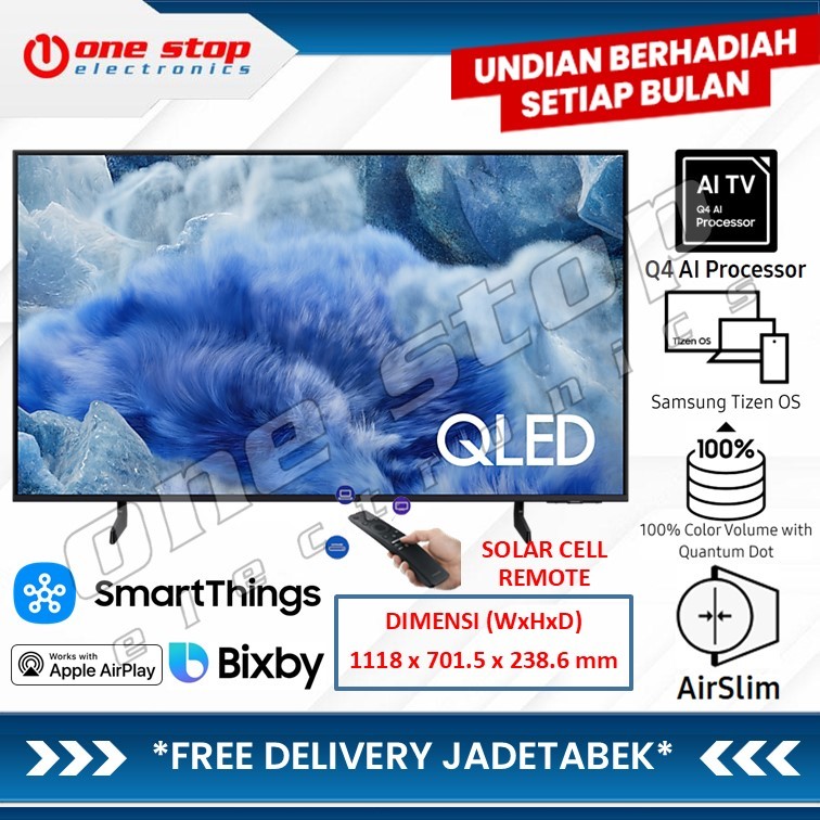 Jual SAMSUNG 50Q8F QLED 4K UHD Vision AI Smart TV 50 Inch | Q4 AI ...