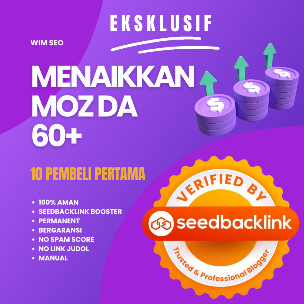 Jual Menaikkan MOZ DA Hingga 60+ 100% Aman Permanent Bergaransi ...