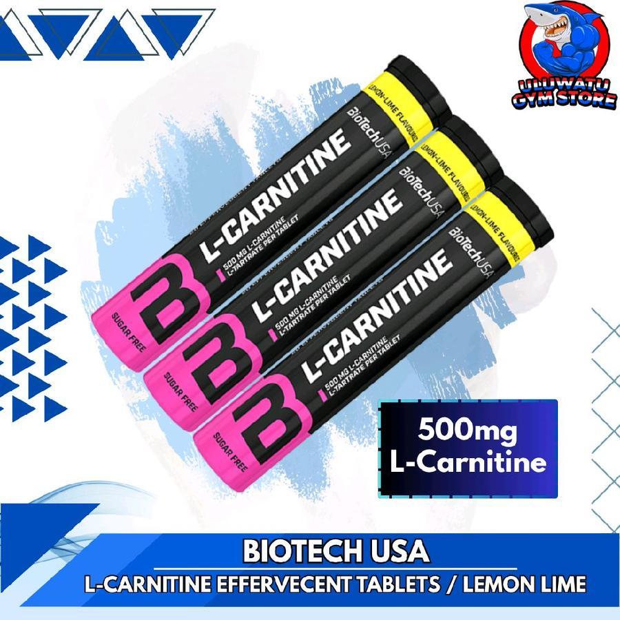 Jual Biotech USA L-Carnitine 500mg Carnitine Instan 20 Tablets ...