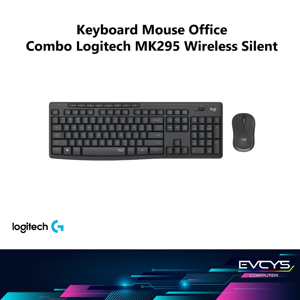 Jual Logitech MK295 Combo Keyboard dan Mouse Wireless / Keyboard ...
