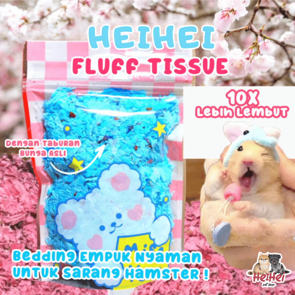Jual Tissue Bedding Hamster - Tempat Tidur Hamster - Aksesoris Hamster ...