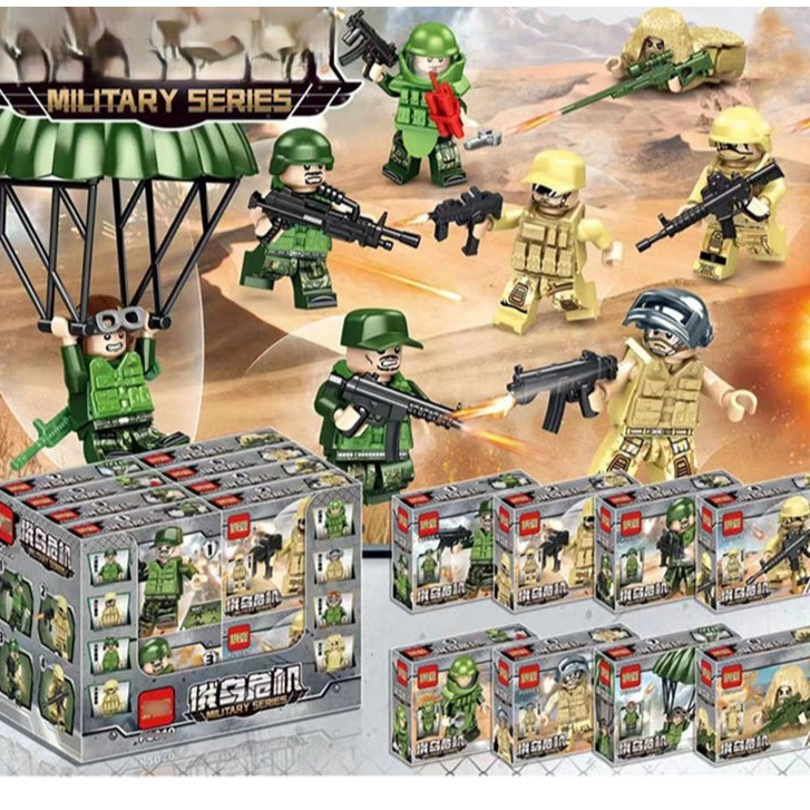Jual BUILDING BLOCK BRICK ARMY SOLDIER WAR / MAINAN TOYS BALOK BLOK ...