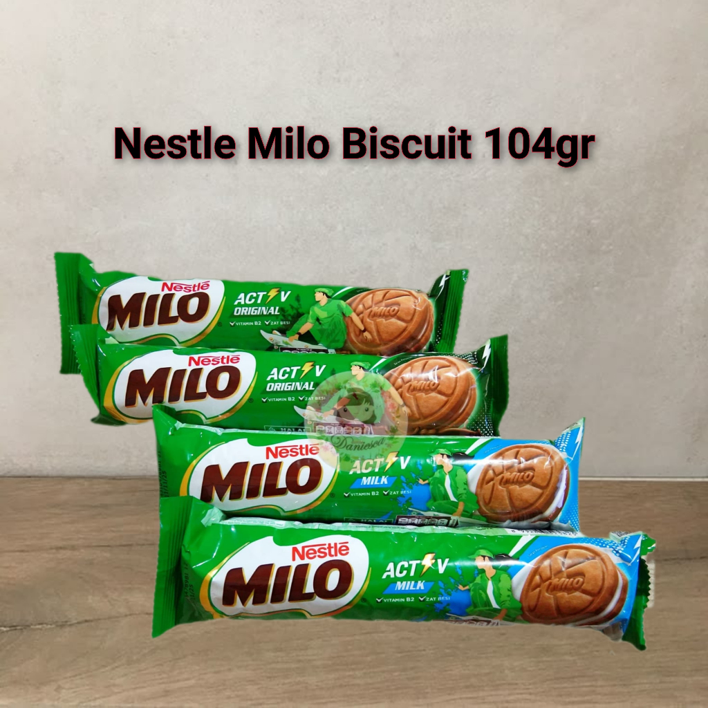 Jual Nestle milo activ oiginal biscuit sandwich dengan krim susu ...