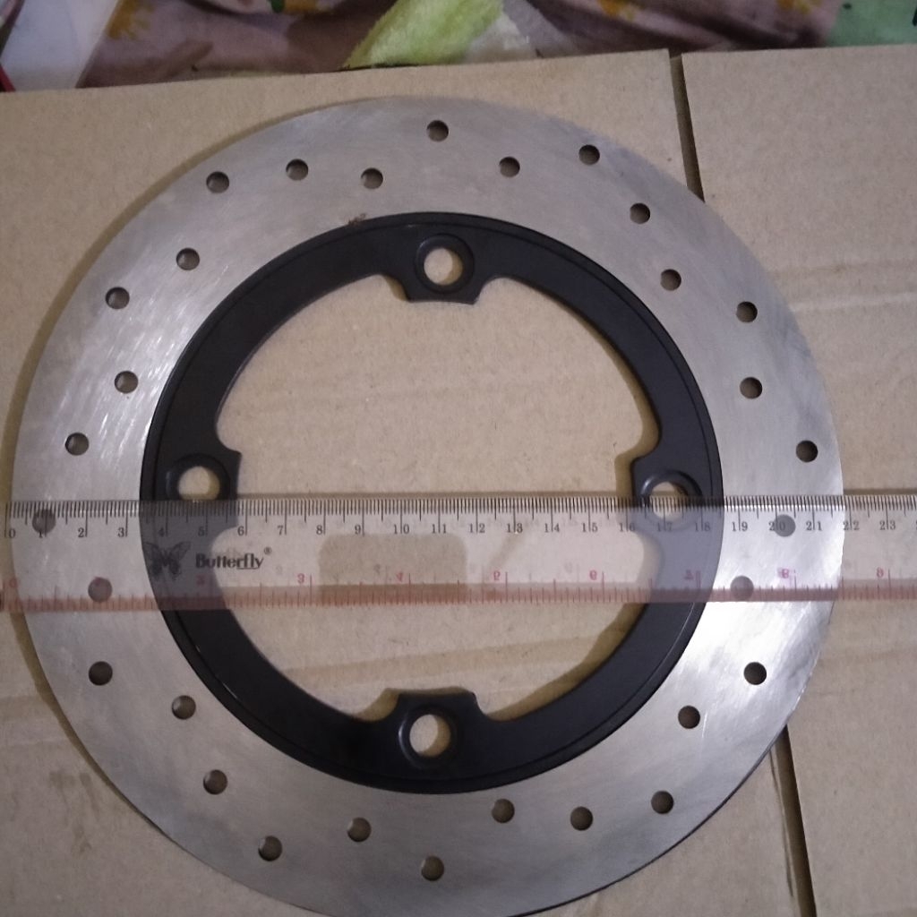 Jual piringan cakram 220MM 4 lubang baut Tiger Revo Mega pro Mono Cb Verza dll. | Shopee Indonesia