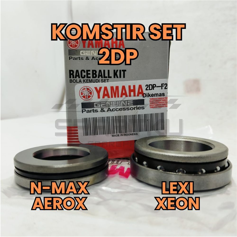 Jual [2DP] BEARING KOMSTIR SET/RACE BALL KIT ORI ASLI YAMAHA N-MAX ...