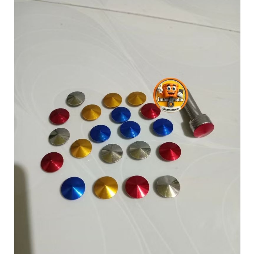 Jual kancing tutup baut L drat 14 kunci L8 stanlis cnc | Shopee Indonesia