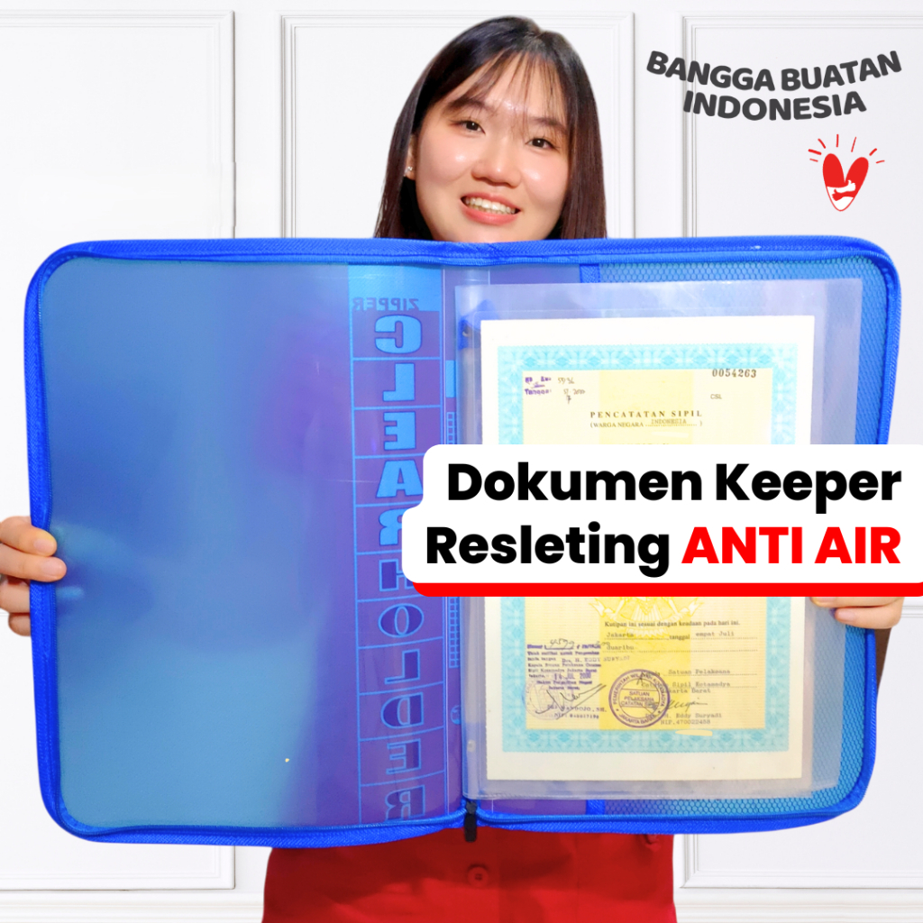 Jual CH555 Clear Holder Map Dokumen Resleting Anti Air Document Keeper ...