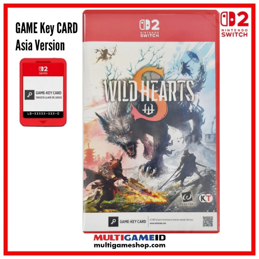 Jual NS2 Nintendo Switch 2 Wild Hearts S Game Key Card English Asia Version | Shopee Indonesia