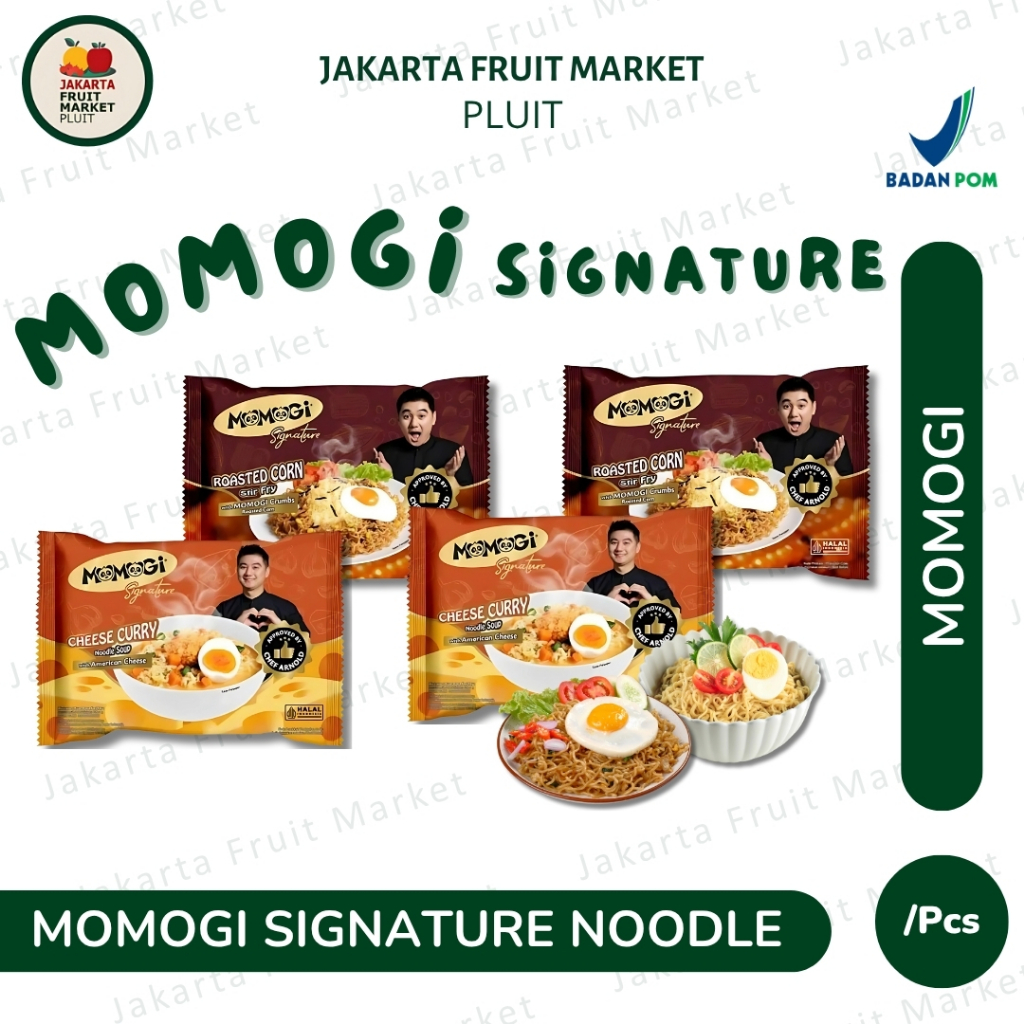 Jual MOMOGI SIGNATURE ROASTED CORN STIR FRY NOODLE AND CHEESE CURRY ...