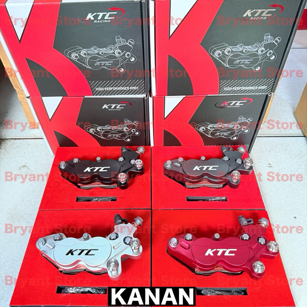 Jual KTC RACING ORIGINAL KALIPER 4 PISTON DEPAN KANAN KIRI ANODIZED MIO SPORTY J SMILE FINO SOUL ...