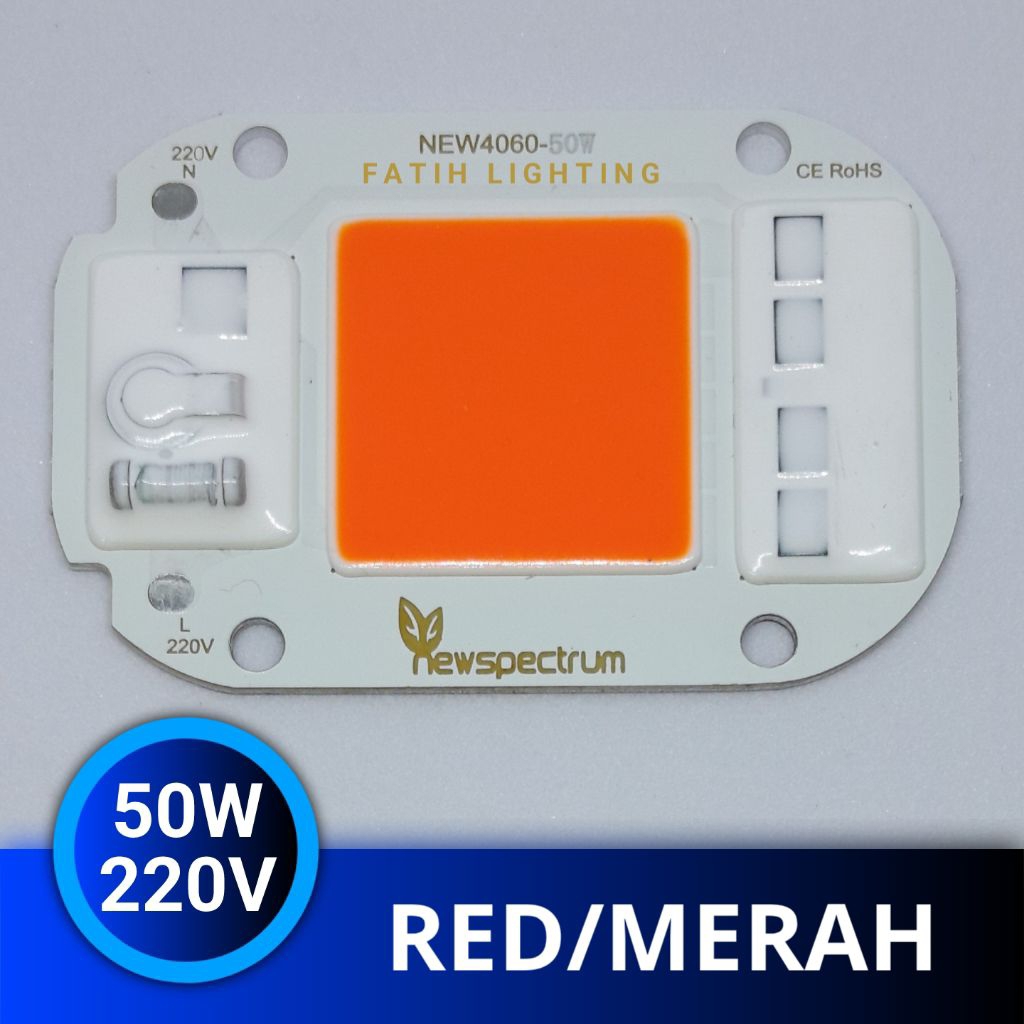 Jual [Bisa COD] Sparepart Lampu Sorot LED 50 Watt 220 Volt AC Tipe 6040 ...