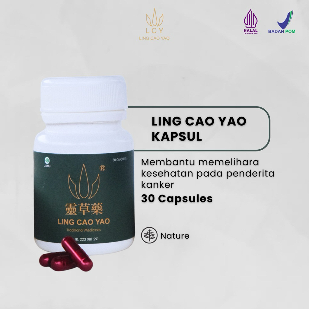 Jual LING CAO YAO Kapsul - Herbal Atasi Kanker Payudara Serviks Prostat ...