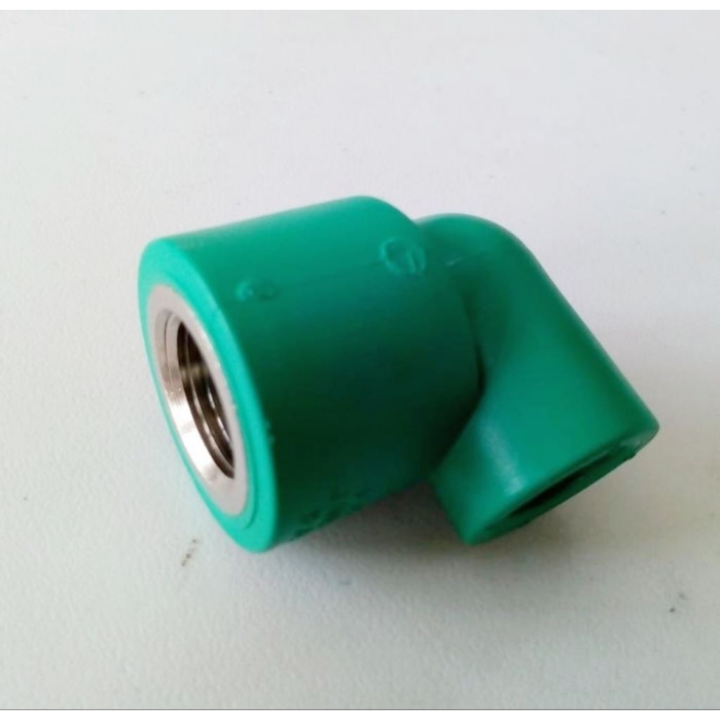 Jual Keni Drat Dalam 3/4 x 1/2 inch KDD PPR LESSO 25x20mm KDD 25 x 20 mm Female Elbow Thread ...