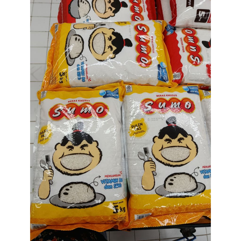 Jual Sumo Beras Premium kemasan Kuning 5 KG | Shopee Indonesia