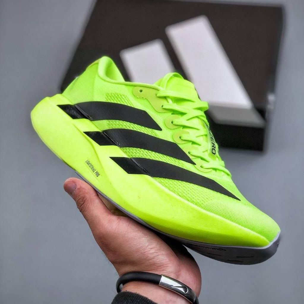 Jual Sepatu Lari Adizero Evo SL Solar Yellow/Black | Shopee Indonesia