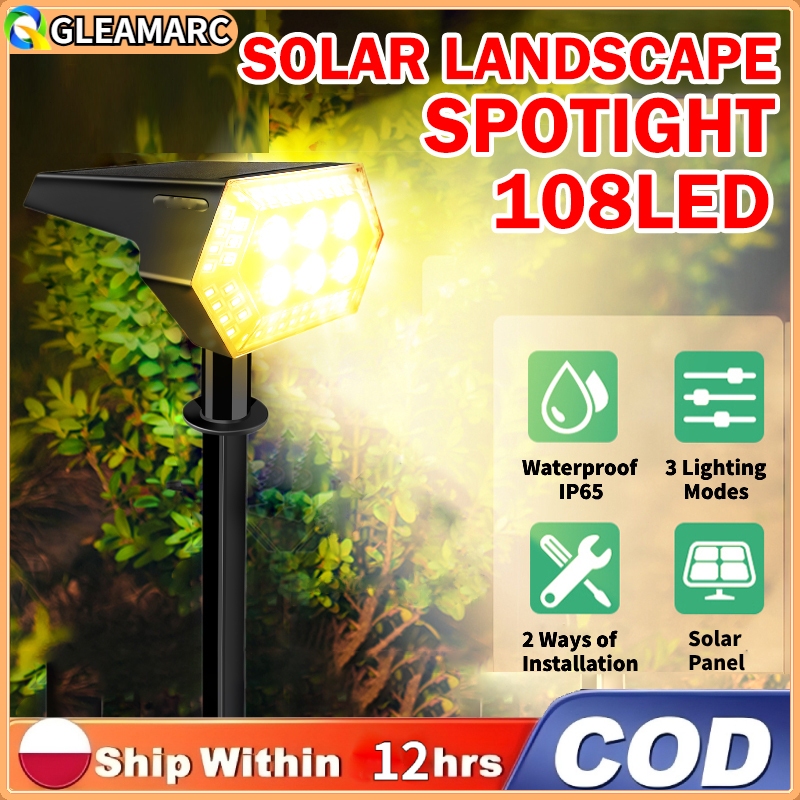 Jual GLEAMARC Lampu Rumput Luar Ruangan Tenaga Surya, Lampu LED Taman ...